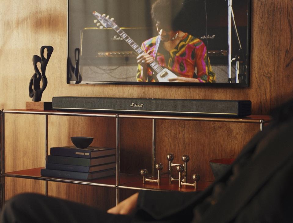 Iconic Guitar Amp Brand Marshall Unveils Its First-Ever TV Soundbar