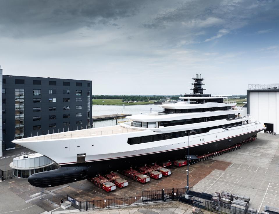Oceanco Launches New 364-Foot-Long Superyacht