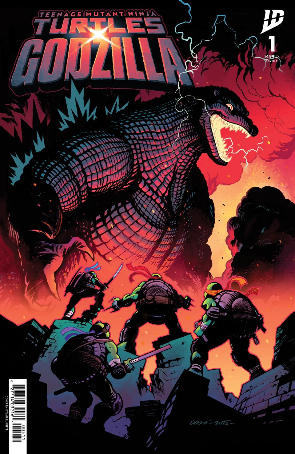 Teenage Mutant Ninja Turtles To Face Godzilla In Epic New Crossover