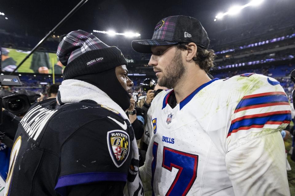 Buffalo Bills’ Josh Allen On Baltimore Ravens’ Lamar Jackson: ‘He Throws It As Good As Anybody ...