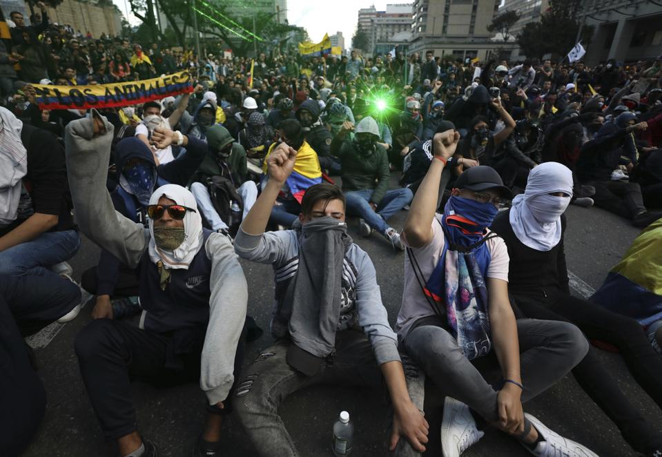 Amid Protests, Colombia Taps State Oil Firm For Emergency $1 Billion