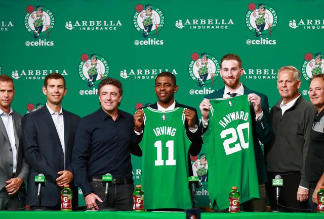 'NBA 2K18' New Cover Art Revealed With Kyrie Irving In Boston Celtics Uniform