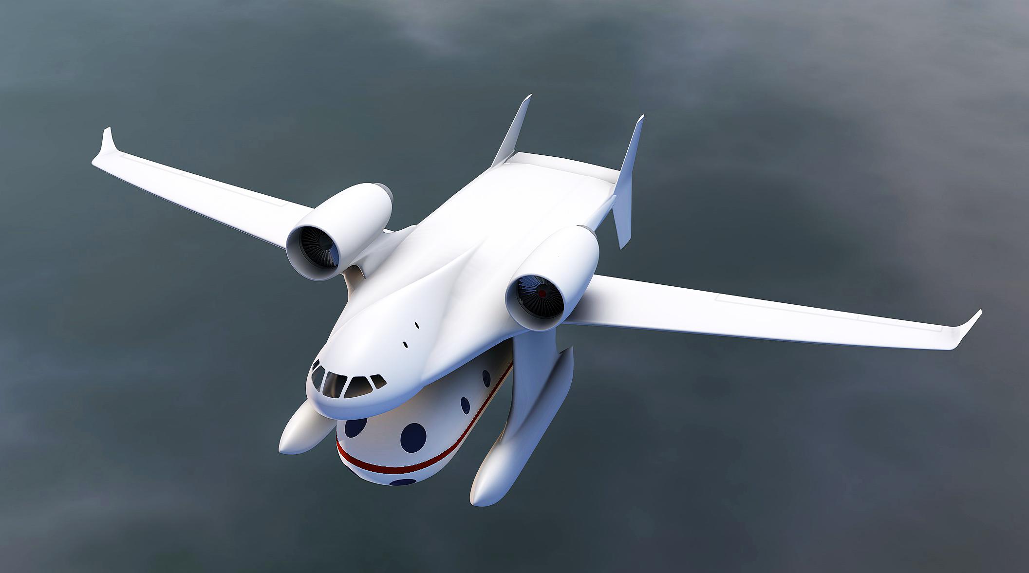 This Intriguing Aircraft Concept Aims to Eliminate Airport Lines and ...