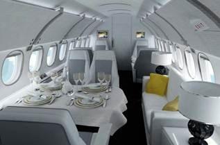 Aircraft Interiors by Gianni Versace